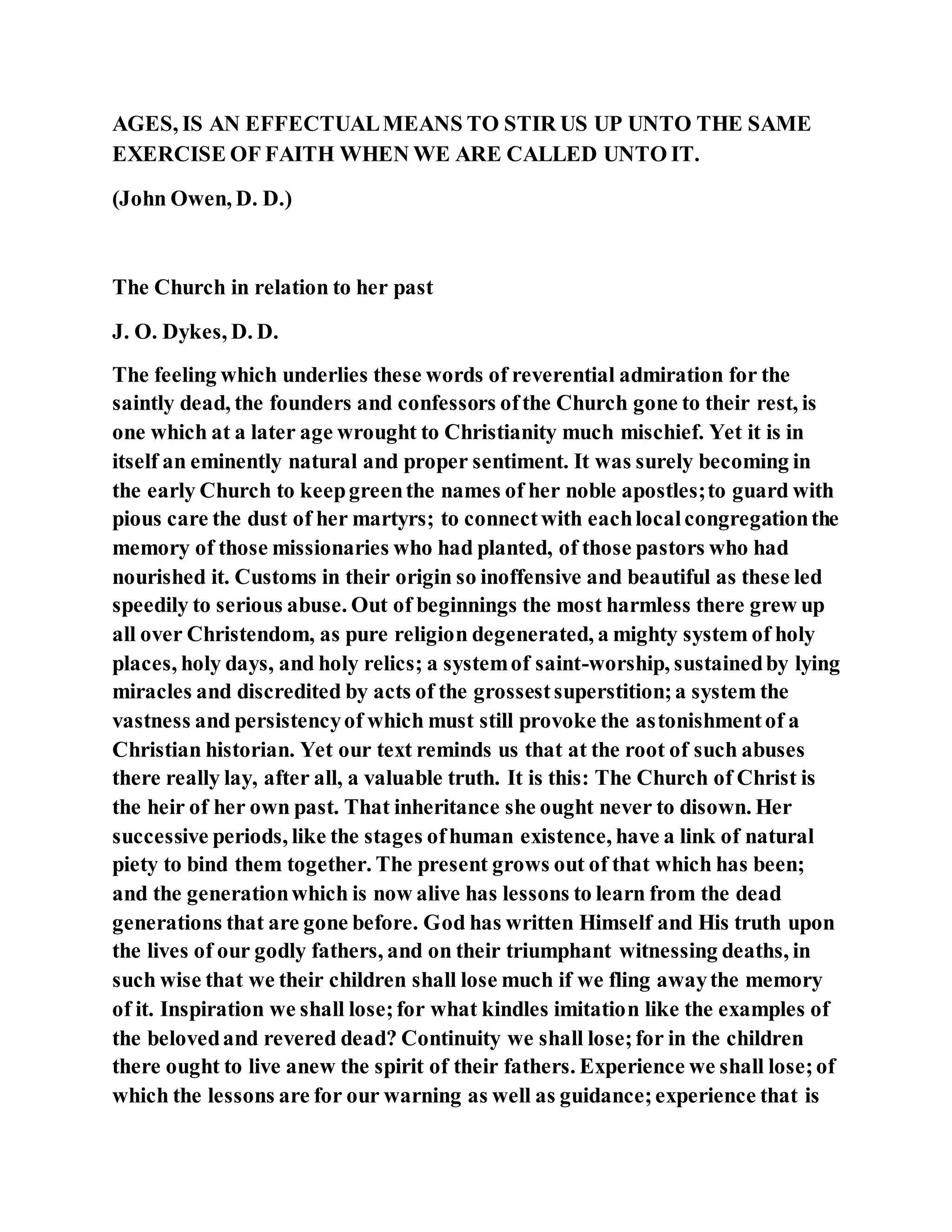 Jesus was the unchanging christ | DOCX