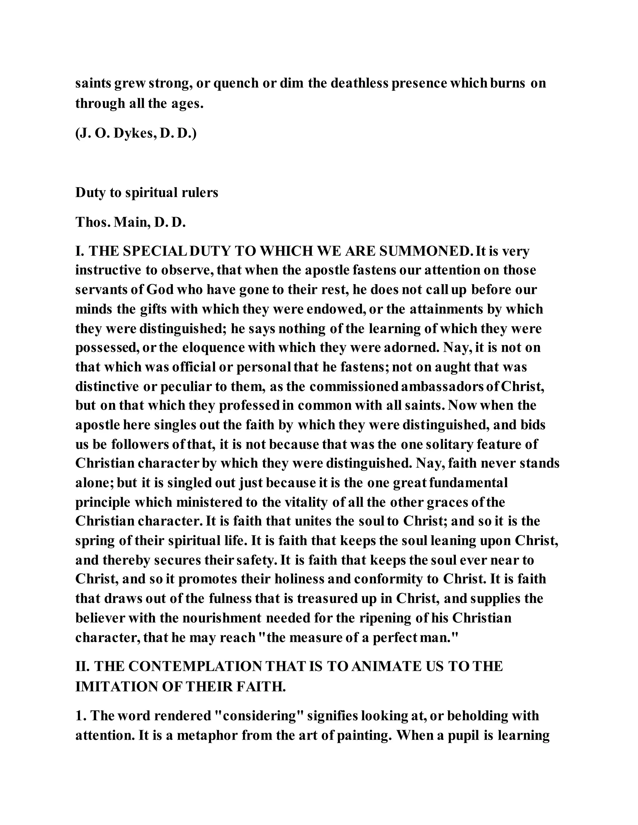 Jesus was the unchanging christ | DOCX