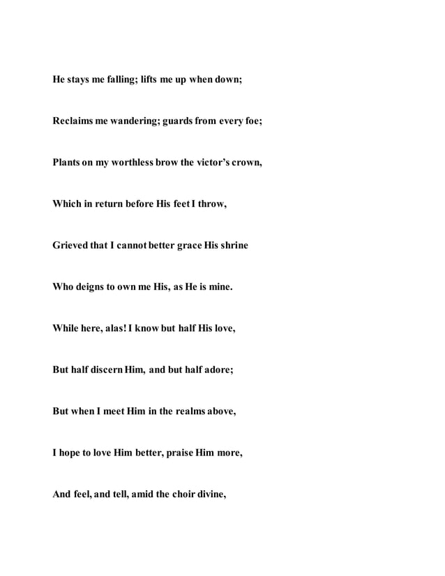 Jesus was the unchanging christ | DOCX