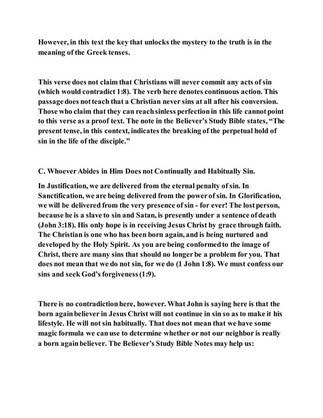 Jesus was to destroy the devil's work vol2 | DOCX