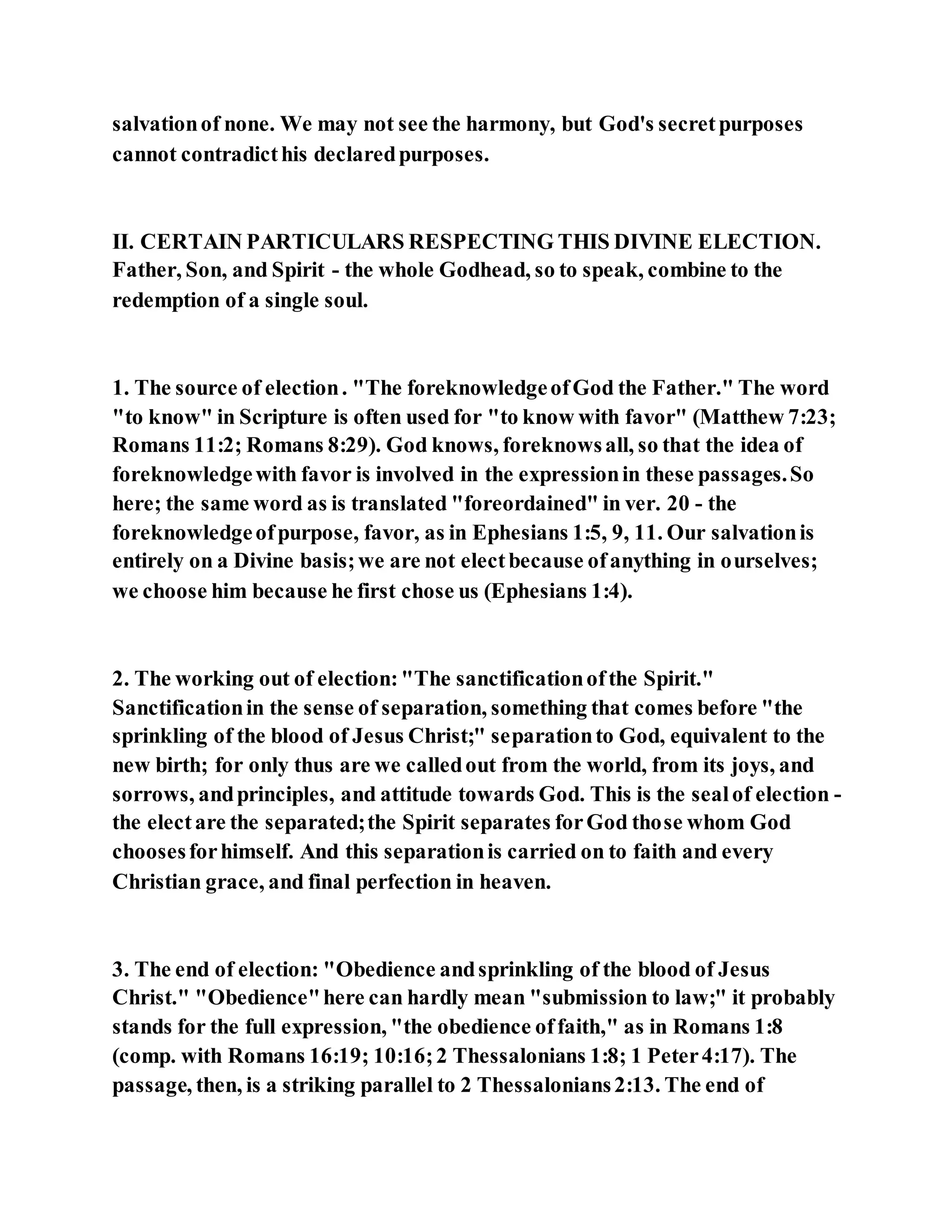 Jesus was to sprinkle us with his blood | PDF