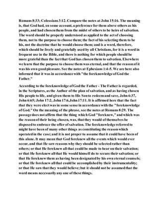 Jesus was to sprinkle us with his blood | PDF