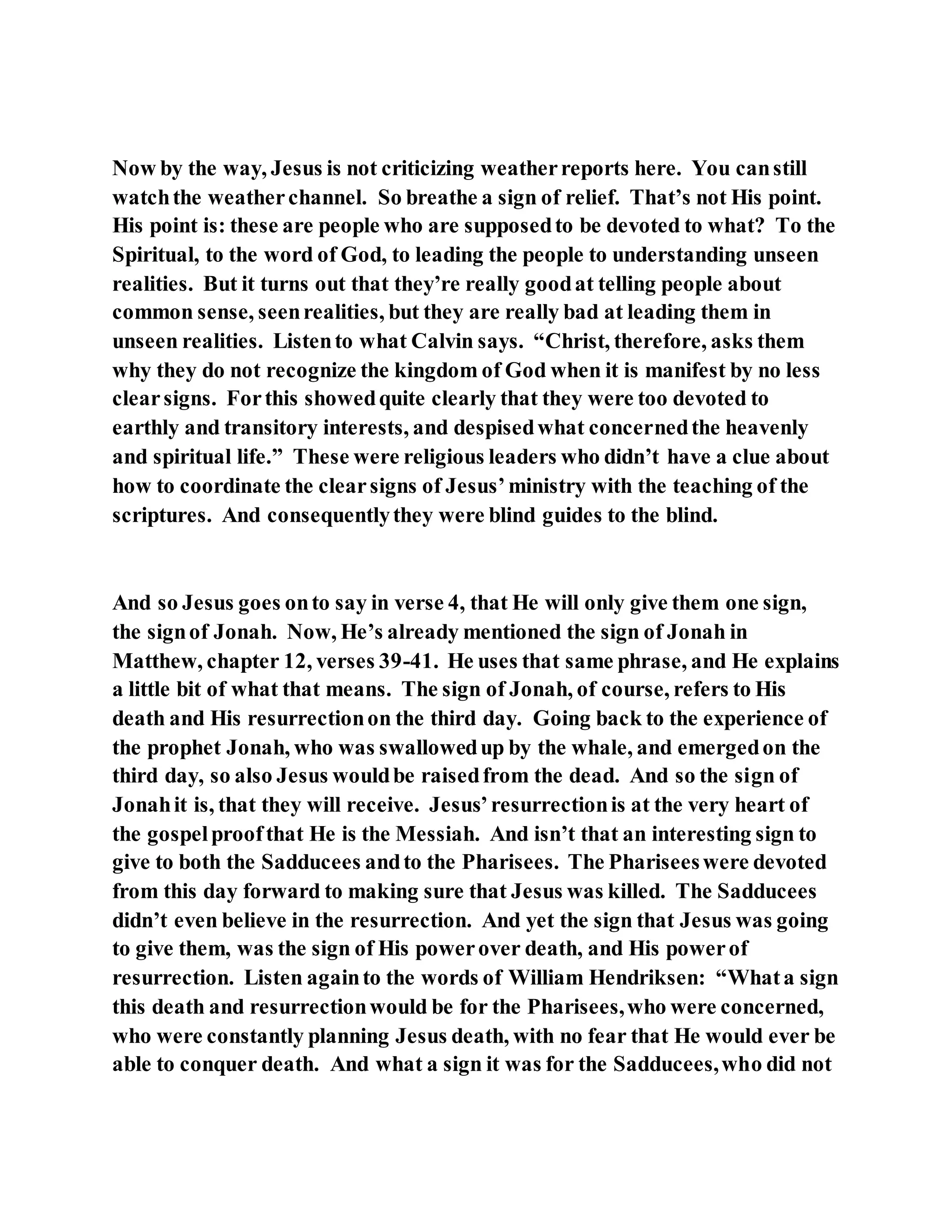 Jesus was warning his disciples to be on guard | DOCX