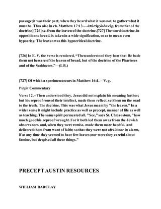 Jesus was warning his disciples to be on guard | DOCX