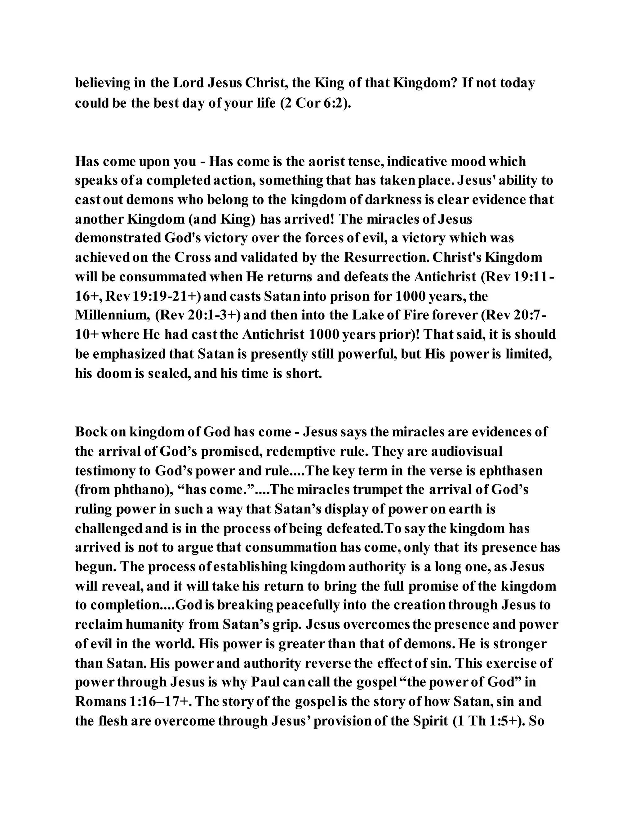 Jesus was wielding the finger of god | PDF