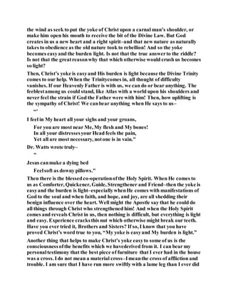 Jesus was with yoke easy and burden light | DOCX