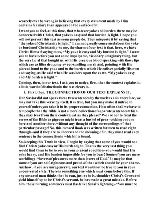 Jesus was with yoke easy and burden light | DOCX