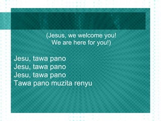 Jesu tawa pano | PPS