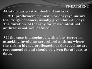 bacillus anthracis [ anthrax ] | PDF | Infectious Diseases | Diseases ...