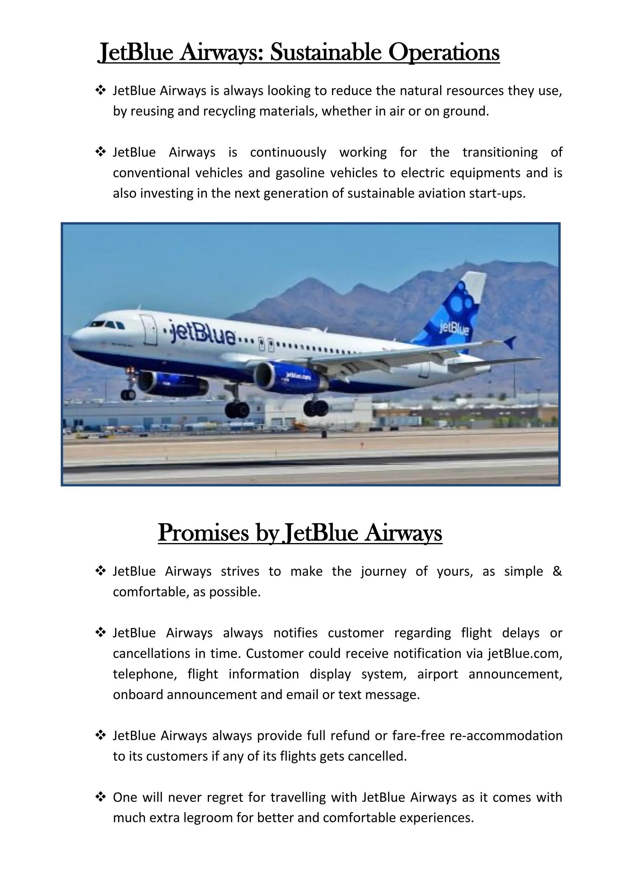 jetBlue Airlines Information | PDF