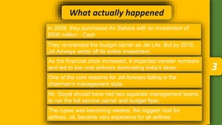 companies act: case study: jetairways | PPTX | Air Travel | Travel Type