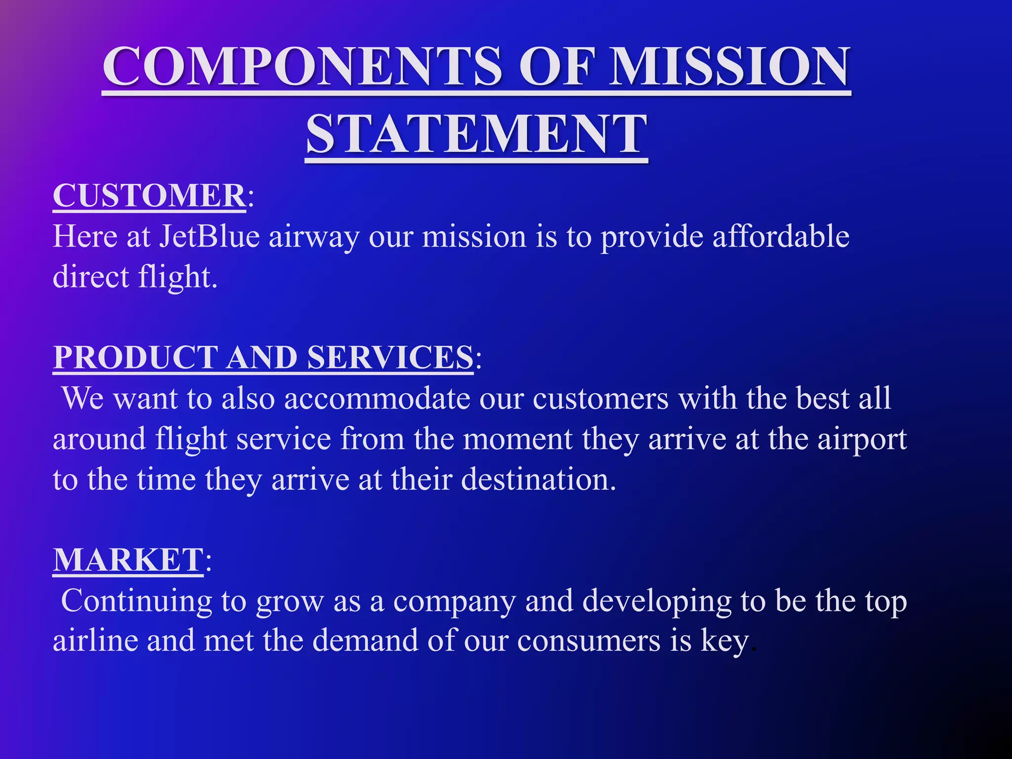 Jet blue airway corporation | PPTX