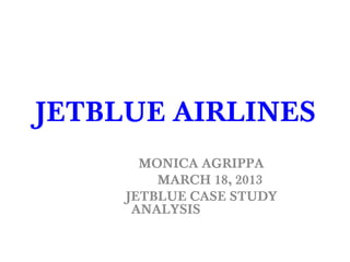 Jetblue airways ppt presentation | PPT