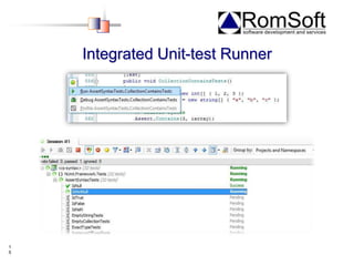JetBrains ReSharper | PPTX | Programming Languages | Computing