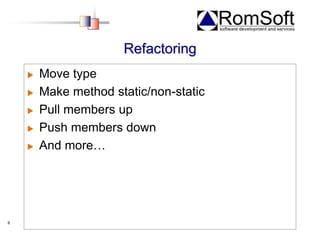 JetBrains ReSharper | PPTX | Programming Languages | Computing