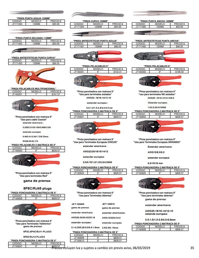 $ Jetech tools marzo 2019 juters tools | PDF