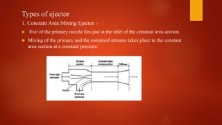 ejector REFRIGERATION SYSTEM(ERS) | PPTX
