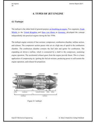 Jet engine seminar report | DOC