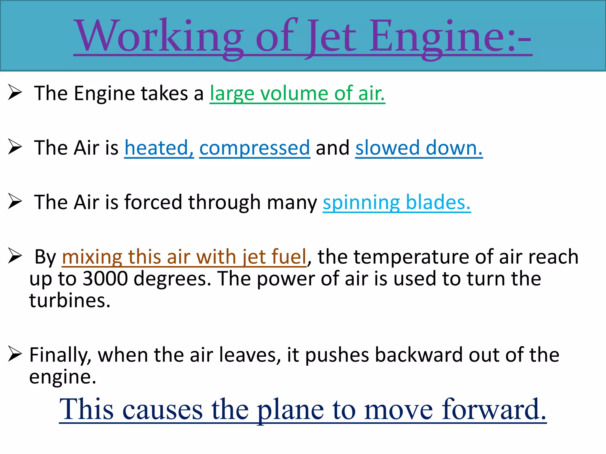 Jet engines | PPTX