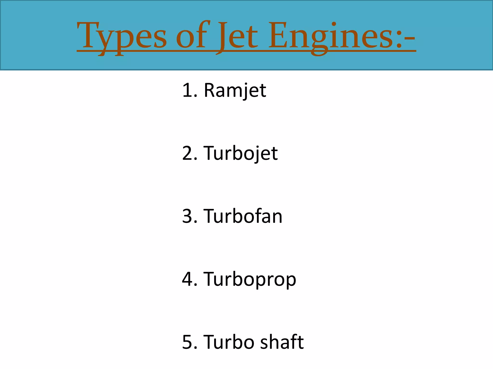 Jet engines | PPTX