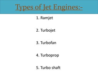Jet engines | PPTX