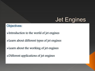 Jet engines | PPT