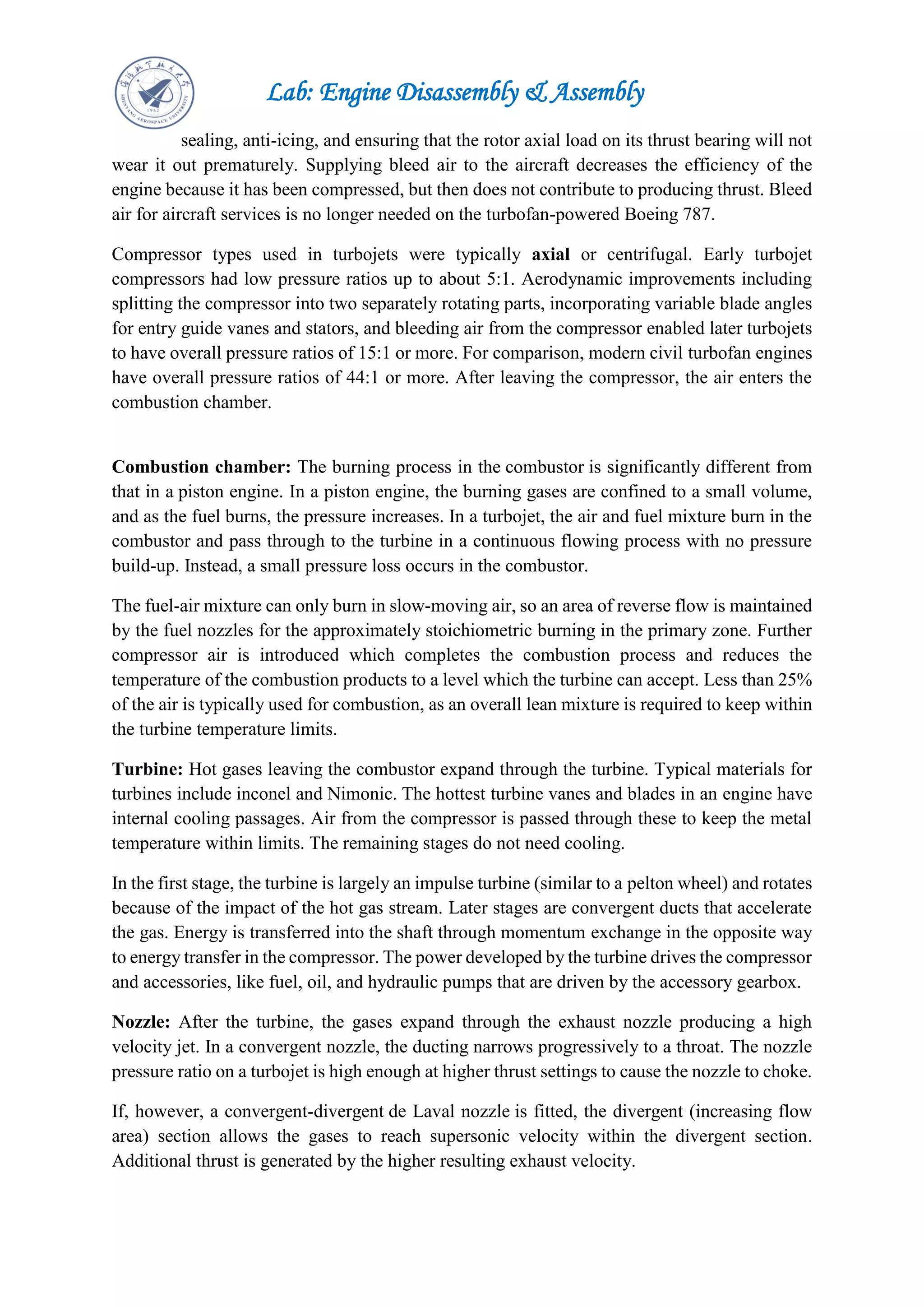 Gas Turbine Engines-Shenyang Aerospace University | PDF