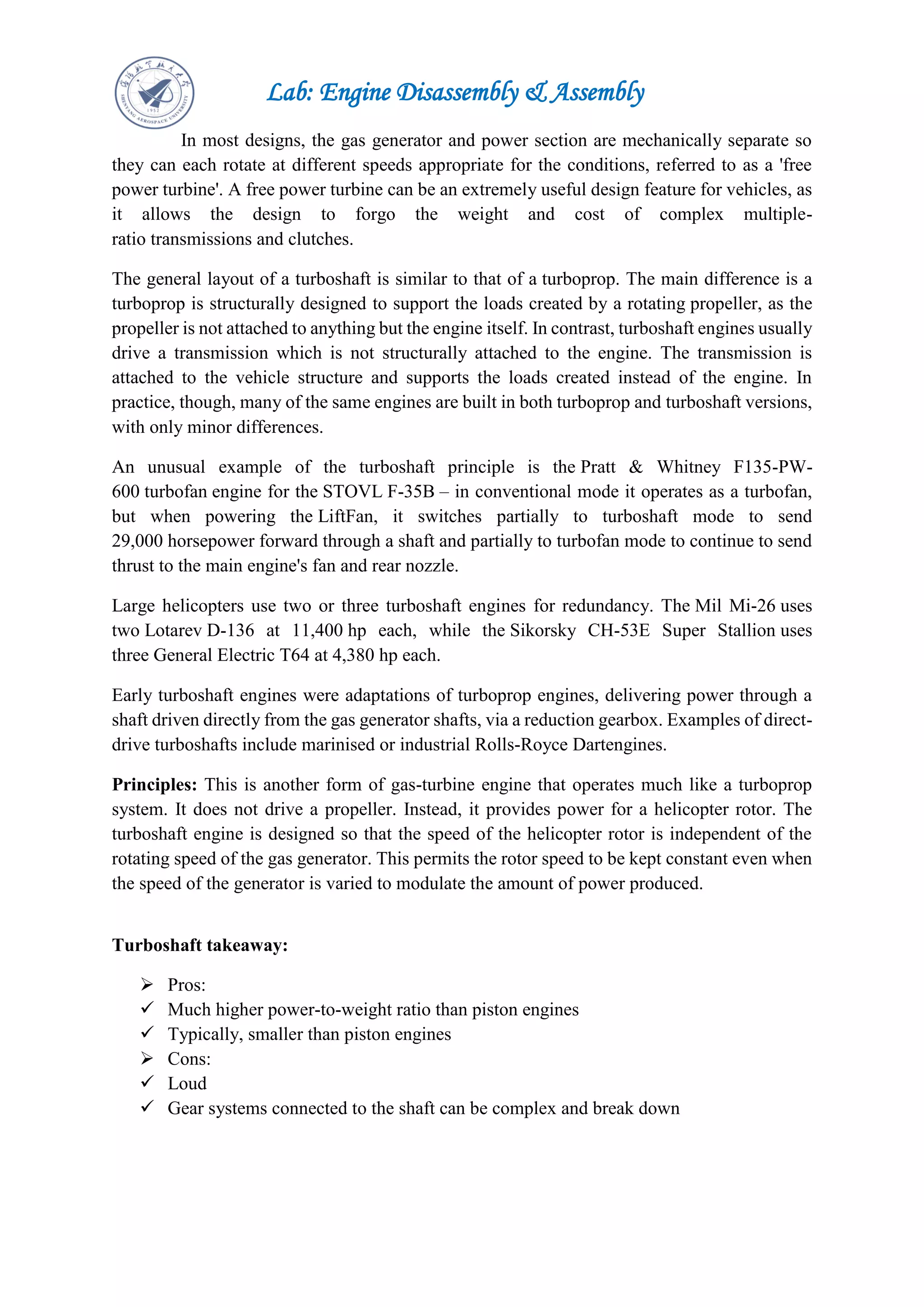 Gas Turbine Engines-Shenyang Aerospace University | PDF