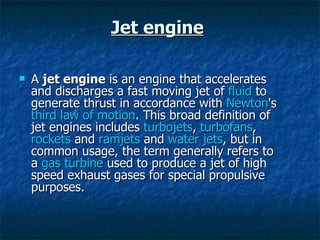 Jet engine senatorlibya | PPT | Physics | Science