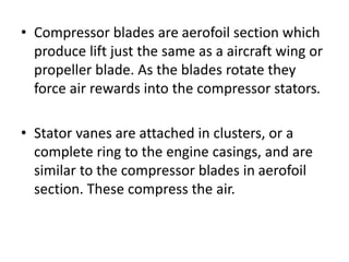 Jet Propulsion: The Compressor and Turbine | PPTX