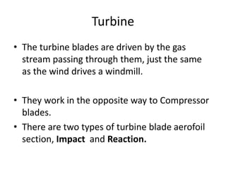 Jet Propulsion: The Compressor and Turbine | PPTX