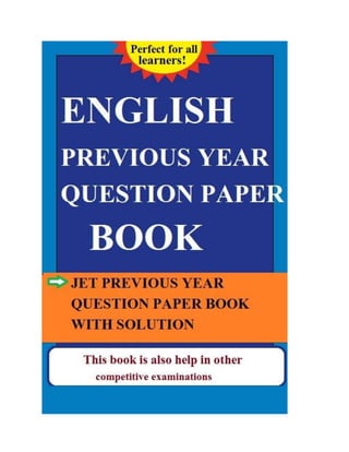 JET Exam english grammar book | PDF