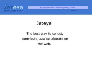 Jeteye Powerpoint | PPT