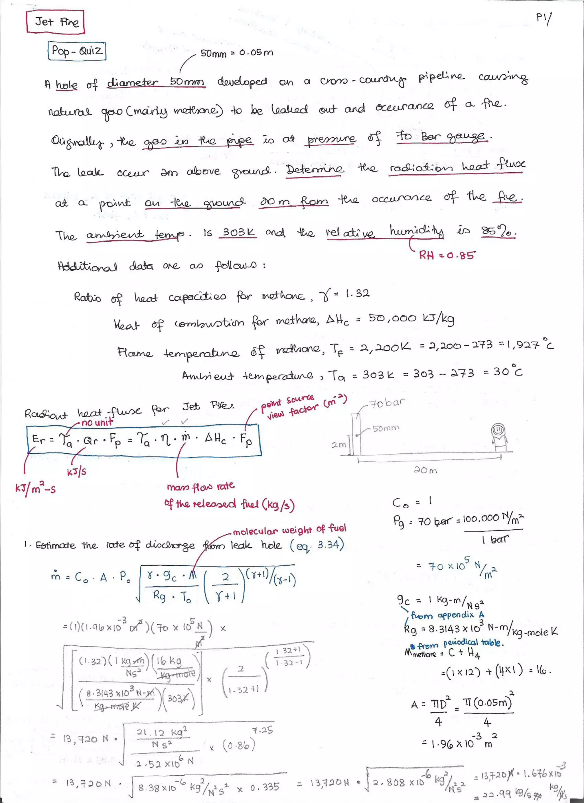 JET FIRE EXERCISE | PDF