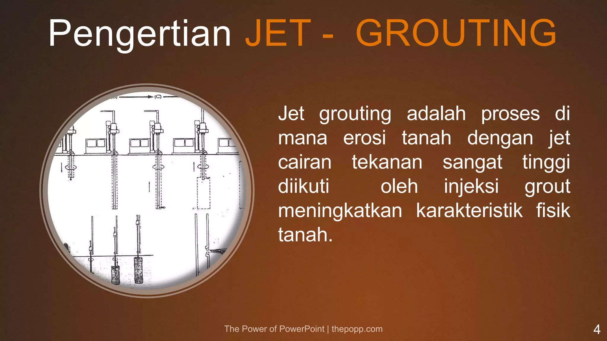 Jet grouting | PPTX