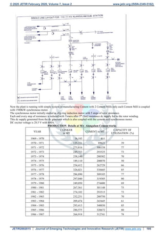 PROPOSAL FOR REHABILITATION WORKS OF ALANGULAM CEMENT FACTORY | PDF
