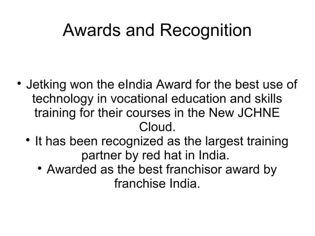 Jetking ppt | PPT | Computing | Technology & Computing