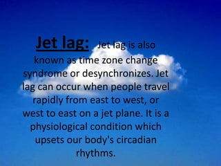 Jetlag | PPTX
