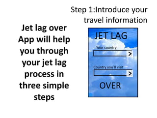 Jet lag app | PPT