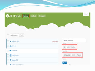 Jetpack wordpress plugin guide for beginners | Install & Configuration ...