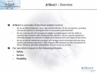 Jet Select Aviation | PDF | Air Travel | Travel Type