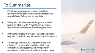 Keynote Predictive Maintenance in Aviation | PPT