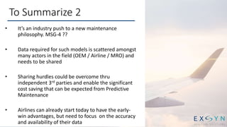 Keynote Predictive Maintenance in Aviation | PPT
