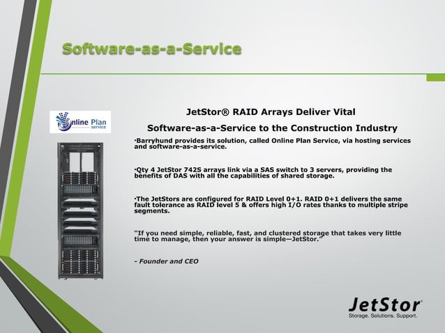 JetStor 8 series 16G FC 12G SAS units | PPT