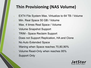 JetStor NAS series 2016 | PPT