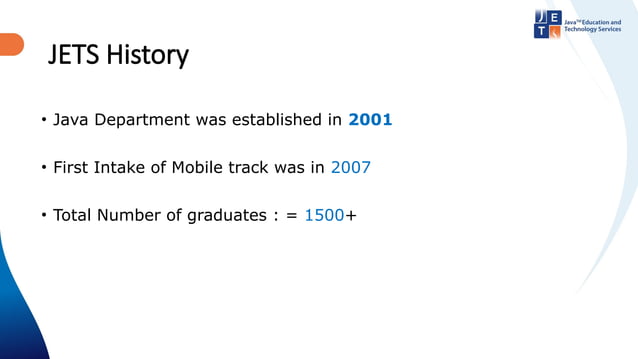 JETS Tracks Orientation 2024 - ITI 9-Month Program | PPTX | Web Development | Internet