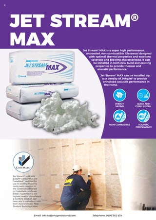 JET STREAM MAX - Acoustic Insulation | PDF