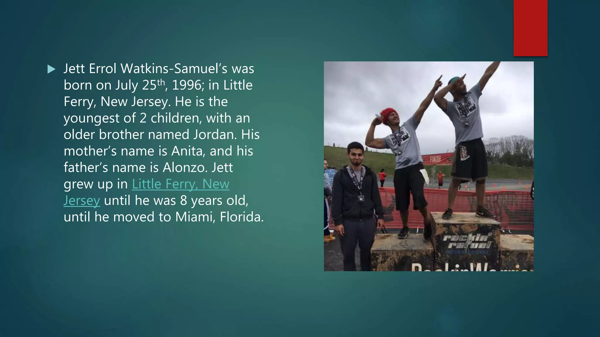 The Jett Watkins Story | PPTX