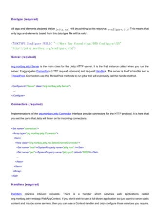 Jetty Vs Tomcat | DOC