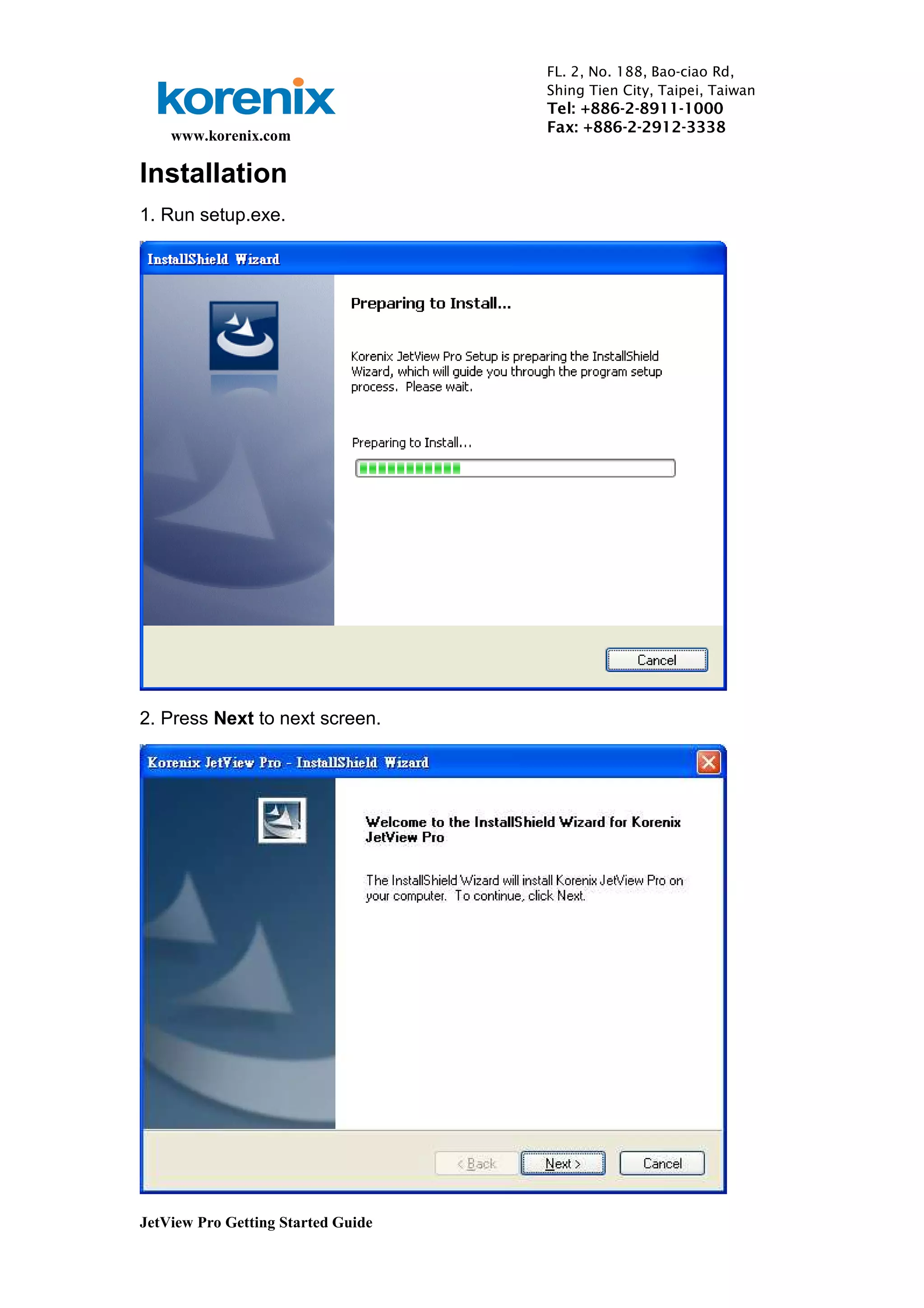 Jet view pro_getting_started_guide_v1.1 | PDF